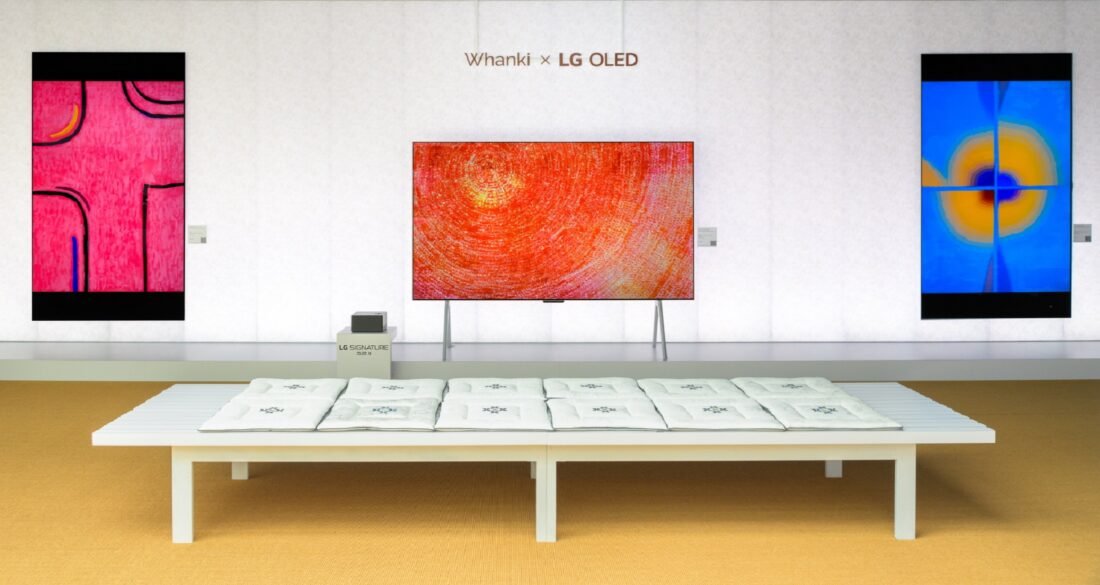 LG OLED Digitally Revives the Works of Kim Whanki, the Master of Korean Abstract Art - stuffMotion
