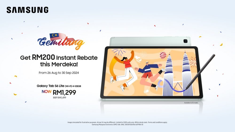 Get Ready for Merdeka: Save RM200 on the Galaxy Tab S6 Lite and Bring Your Art to Life - stuffMotion